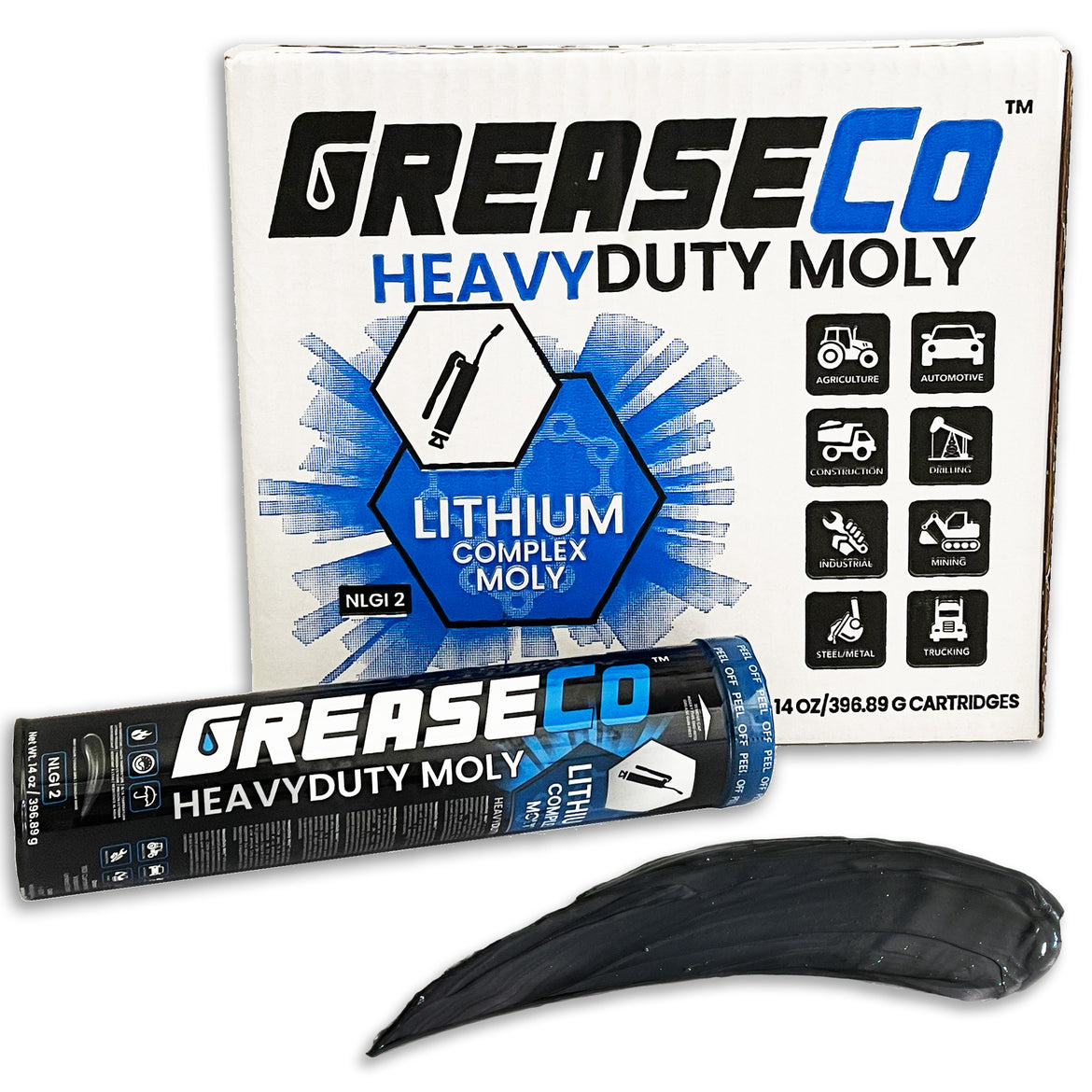 Grease Tube 14 oz Cartridges – GreaseCo