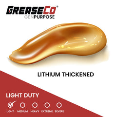 GenPurpose™ Grease Tube 10 Pack | Lithium Grease EP | High Temp | Amber ...